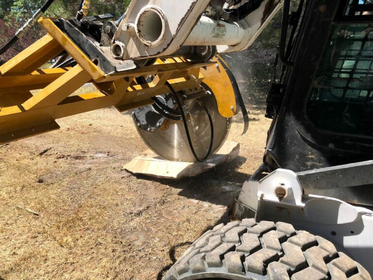 Highest Quality Skid Steer Rock Saw Attachment